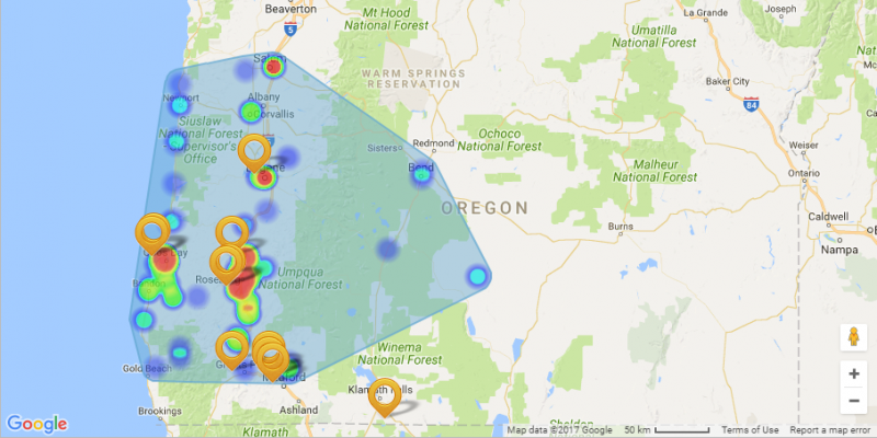 Service Areas | C & S Fire-Safe Services LLC